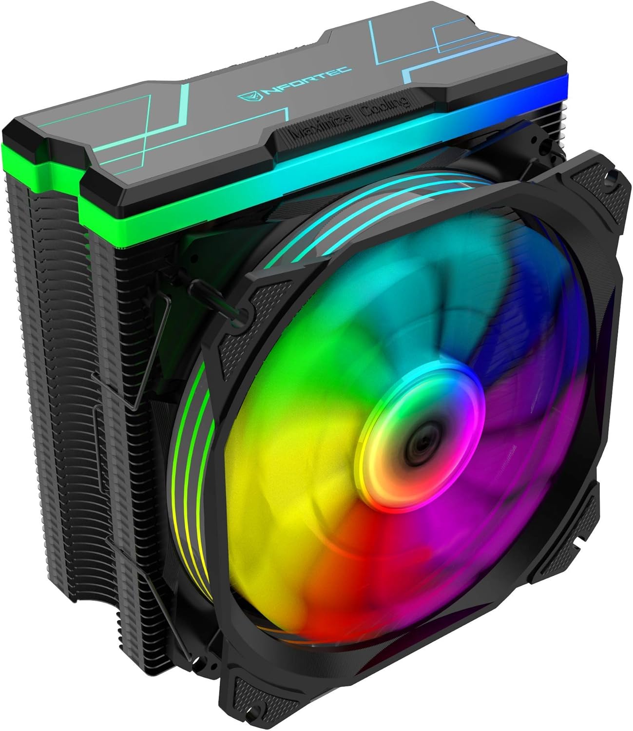Nfortec Centaurus X – Air Sink for CPU with A-RGB Lighting and up to ...