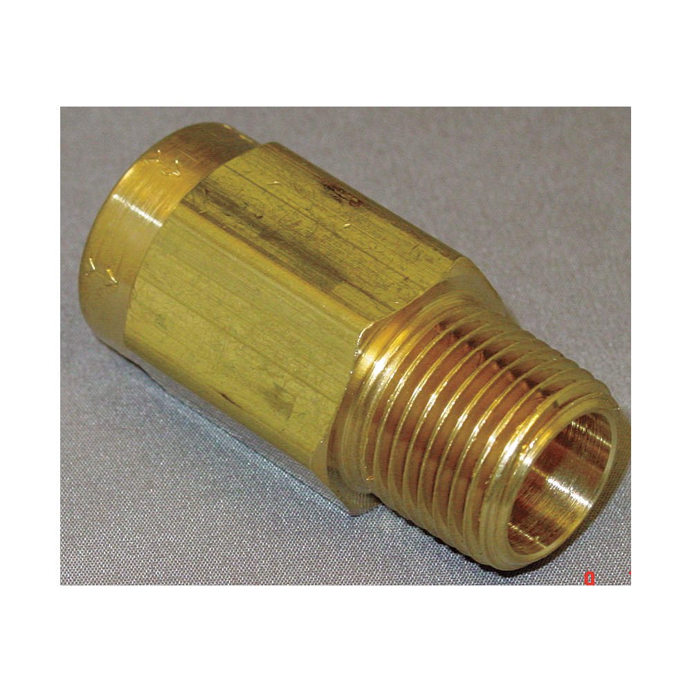 1/2" Piston Spring Check Valve, Brass, FNPT x MNPT Connection Type #CHK ...