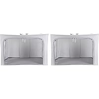 Amazon.com: Periea Oxford Cloth Steel Frame Storage Boxes - Under-Bed ...