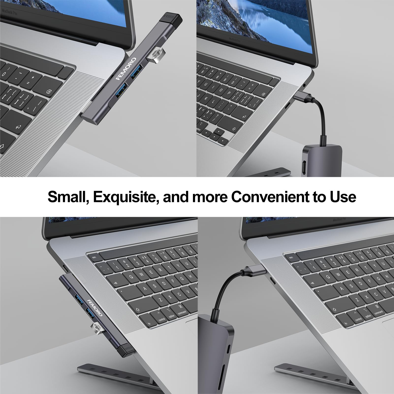 Mua FEMORO Multiport Adapter - 4 USB Ports for Laptop (3.0 & 2.0 ...