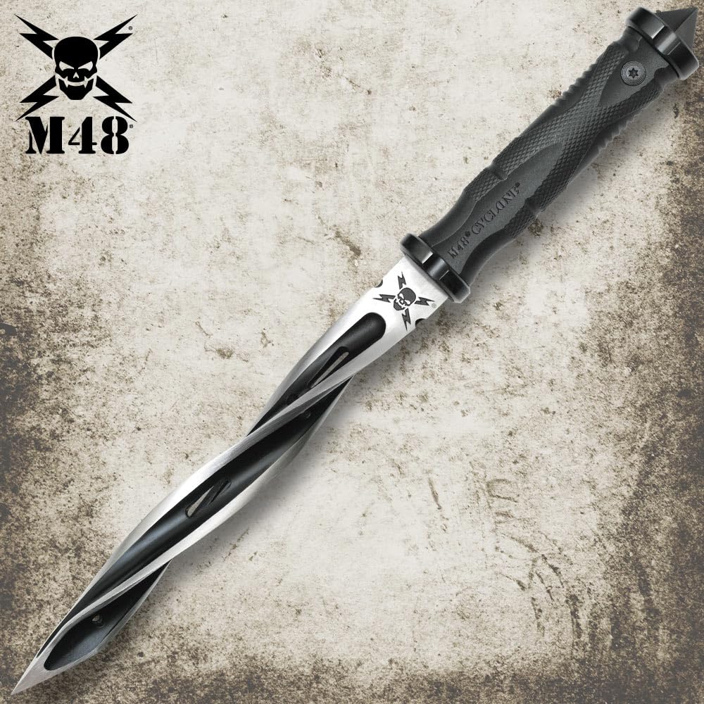M48 Spiral Knife | Fixed Blade Dagger | Comes With Vortec Belt Sheath ...
