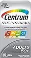 Centrum Select Essentials (100 Count) Adults 50+, Complete Multivitamin ...