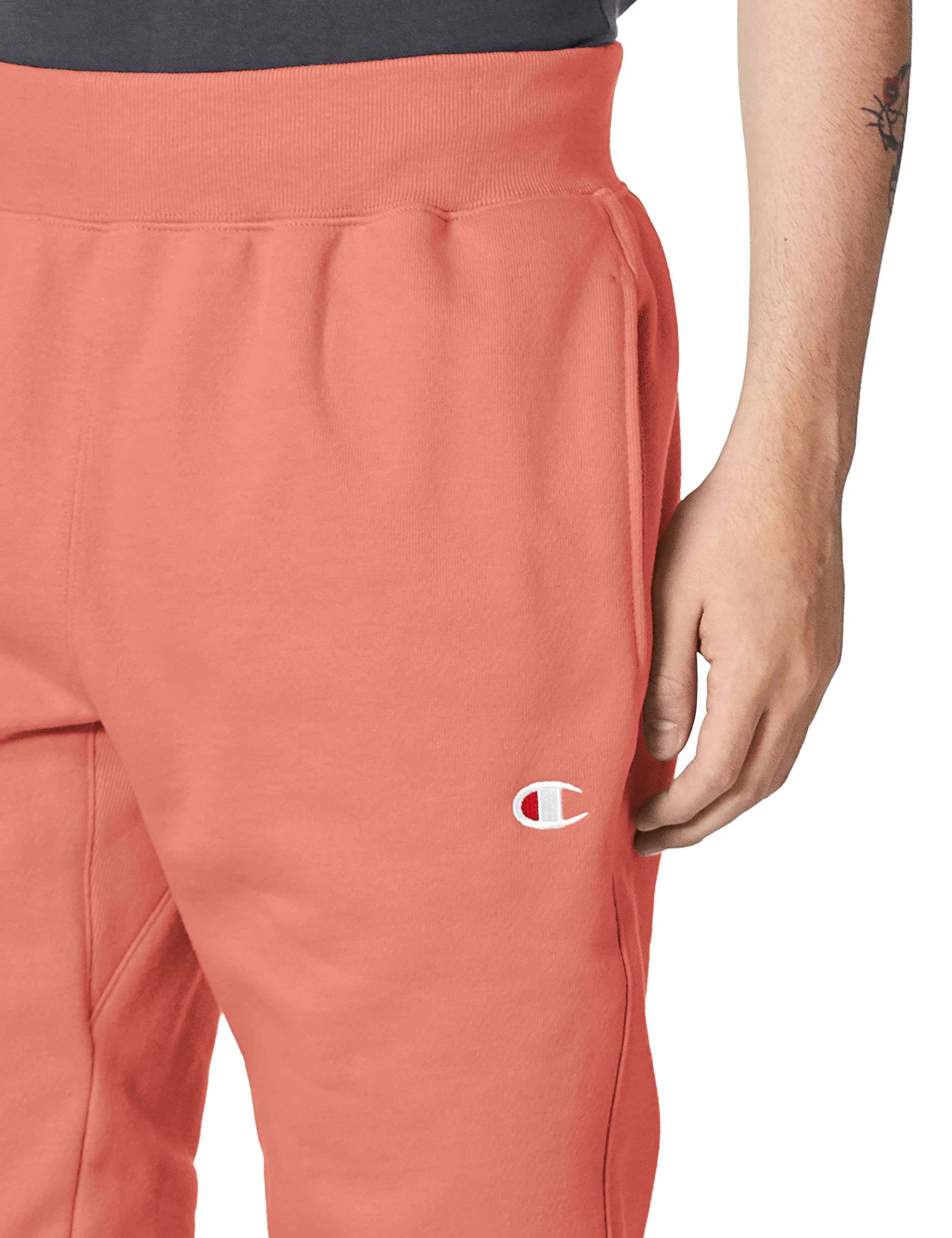 Champion Mens Pants Red Size Medium M Reverse Weave Jogging Stretch ...