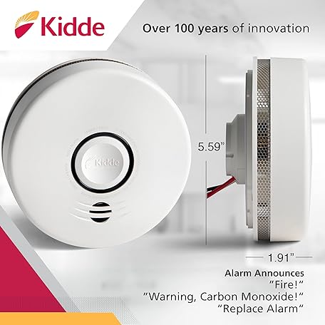 Mua Kidde Wireless Hardwired Smoke Detector, 10-Year Battery Backup ...