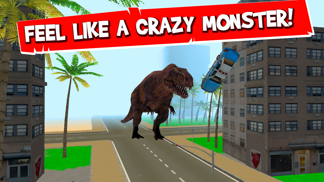Crazy Dino: Godzilla Simulator 3D: Amazon.com.br: Amazon Appstore