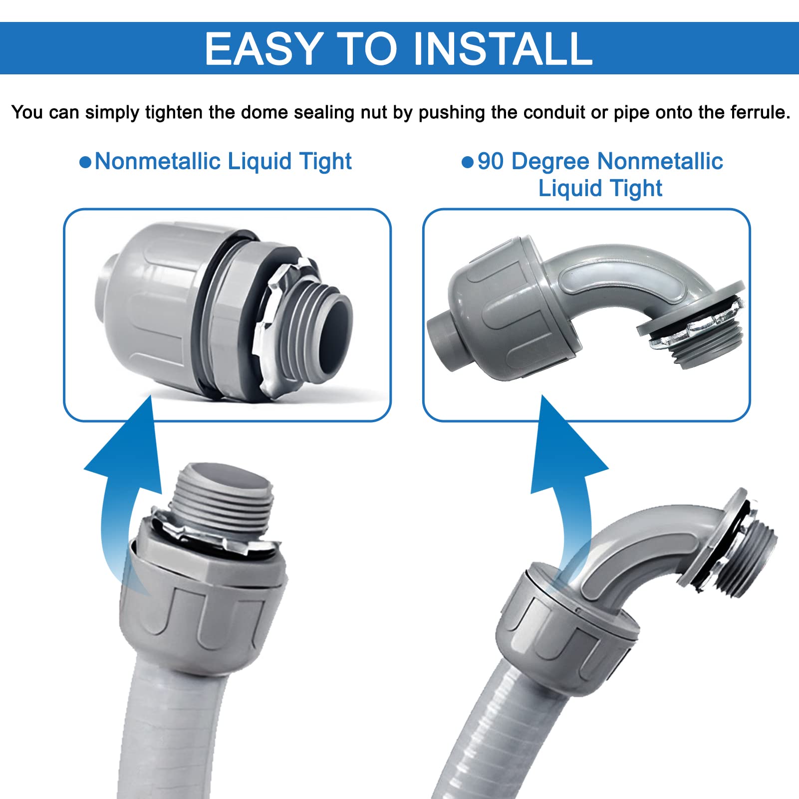 Mua 3/4 inch 25 Foot Electrical Conduit Kit,Flexible Non Metallic ...