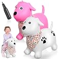 Amazon.com: VercanMonth 2 Pack Bouncy Animal Dog Hopper Inflatable ...