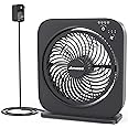 Amazon.com: AMACOOL Table Fan, 12 inch Box Fan with 3 Adjustable Speeds ...