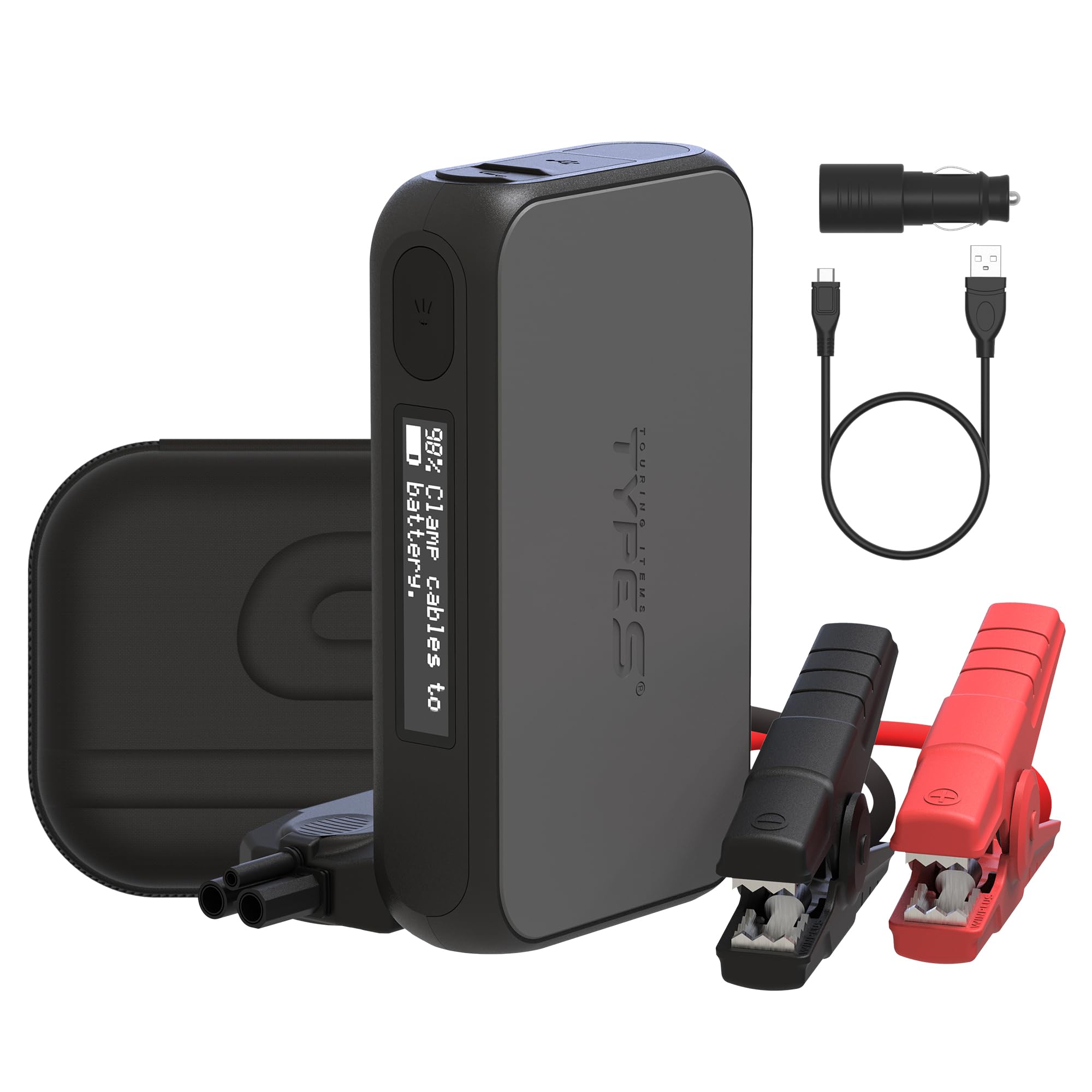 Type S Dynamic D10 1000A Portable Battery Car Jump Starter with Power ...