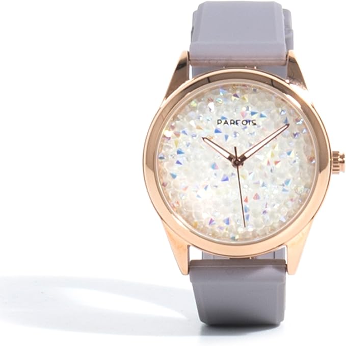 Parfois - Round Watch - Women - Size M - Lilac Multicolor: Amazon.co.uk ...