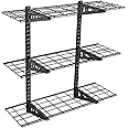 Amazon.com: FLEXIMOUNTS 3-Tier 1x3ft Garage Storage Wall Shelving 12 ...