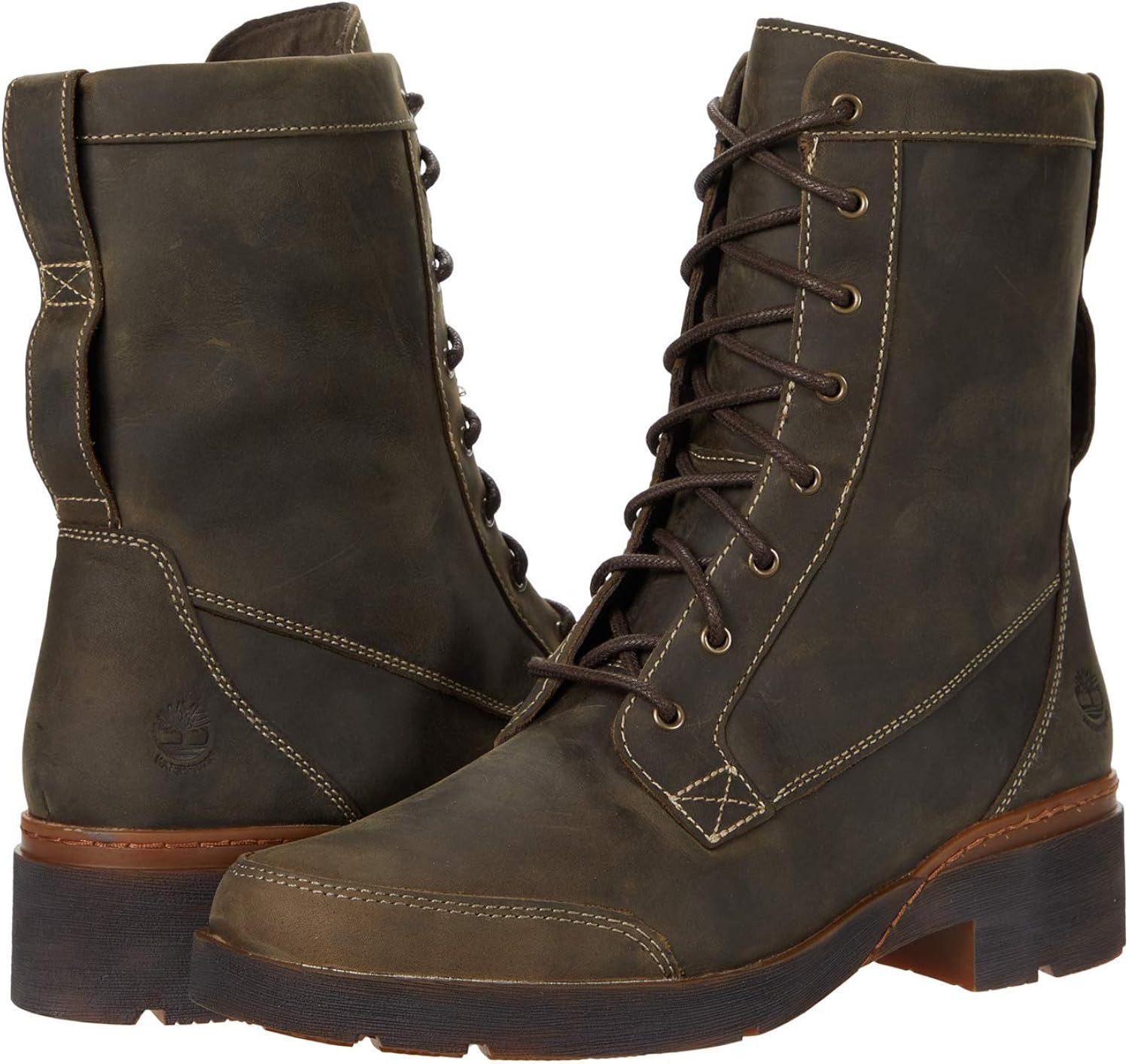 Timberland Gracelyn Bottes imperméables à lacets avec fermeture éclair ...