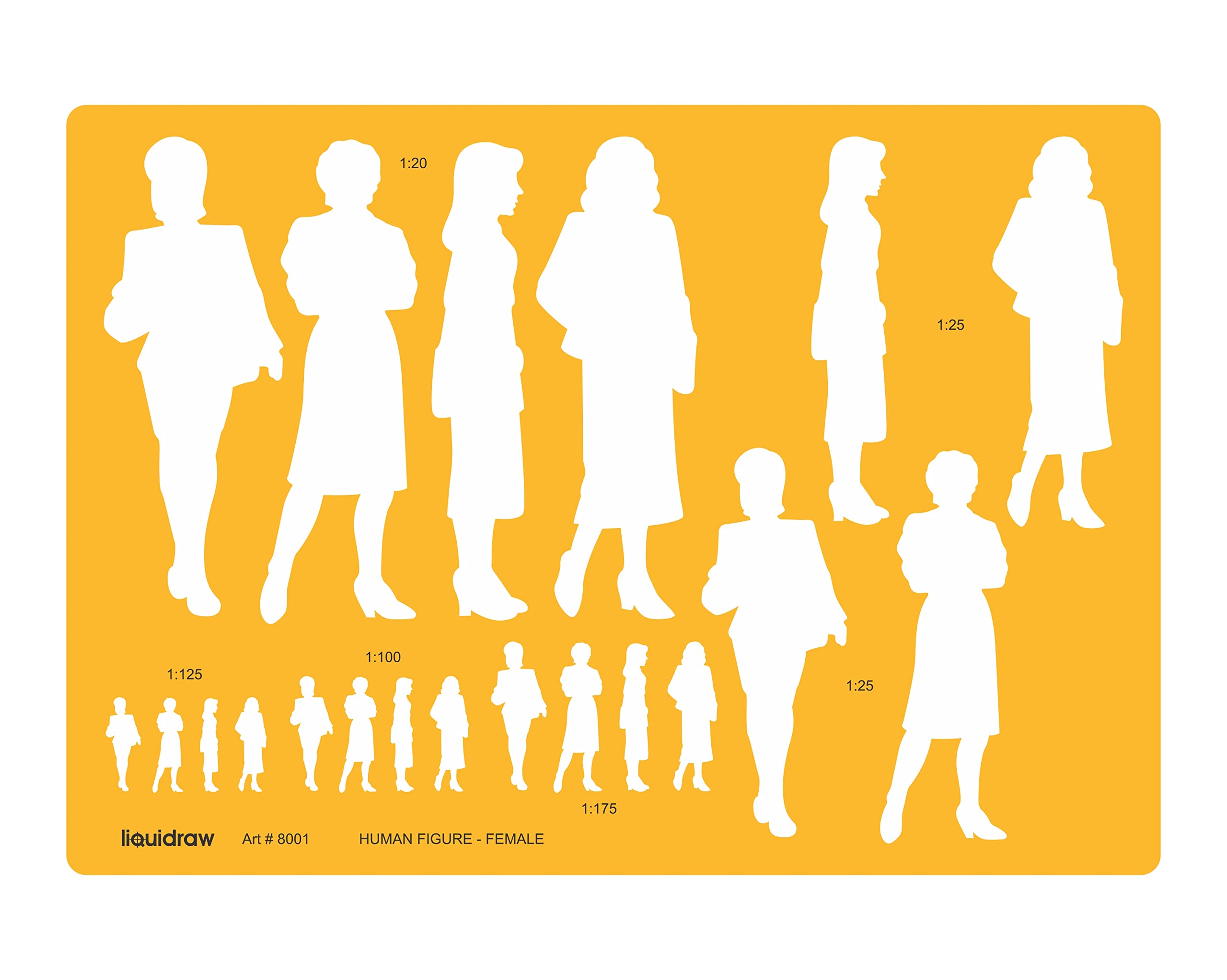 Mua Human Figure Template Stencil Male & Female Drawing Figures Model ...