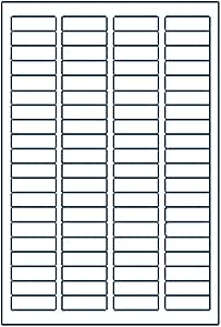 Amazon.com : Shop4Mailers 80-Up White Permanent Self Adhesive Shipping ...