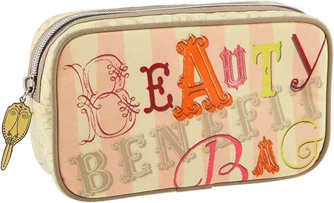 BENEFIT COSMETICS benefit travel beauty bag - PURSE SIZE makeup ...