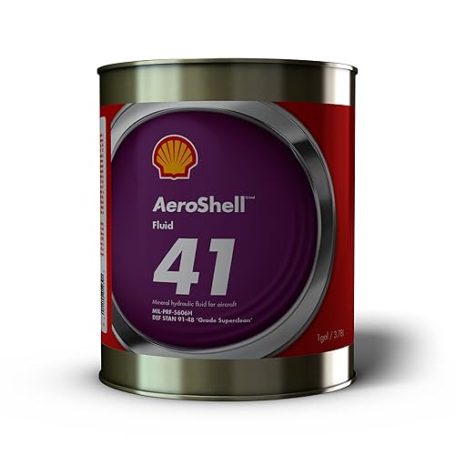 Aeroshell Fluid 41 Mineral Hydraulic Fluid - MIL-PRF-5606H. (6 Each) in ...