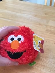 Amazon.com: Gund Sesame Street Elmo Stuffed Giggle Ball: Baby