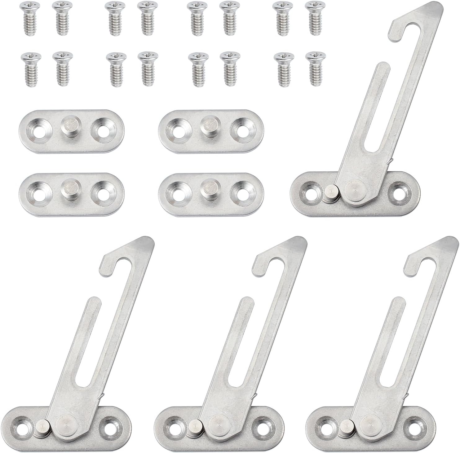 LiNKFOR Window Restrictor Locks 4PCS UPVC Window Restrictor Hook Window ...