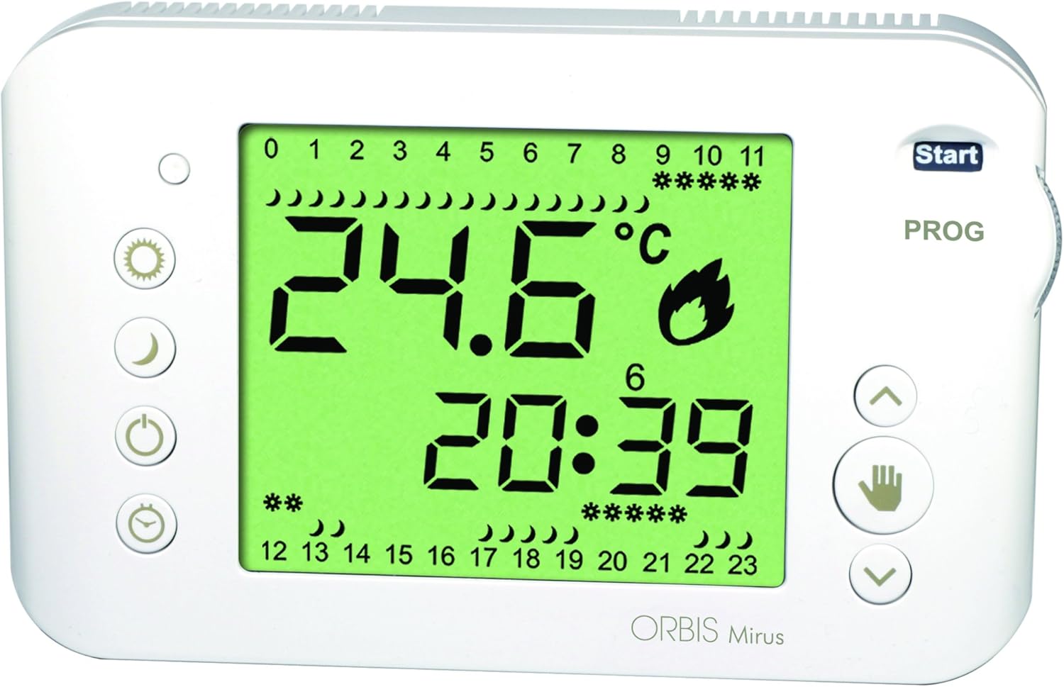 Orbis Mirus OB324700 Clock, Blanco – BigaMart