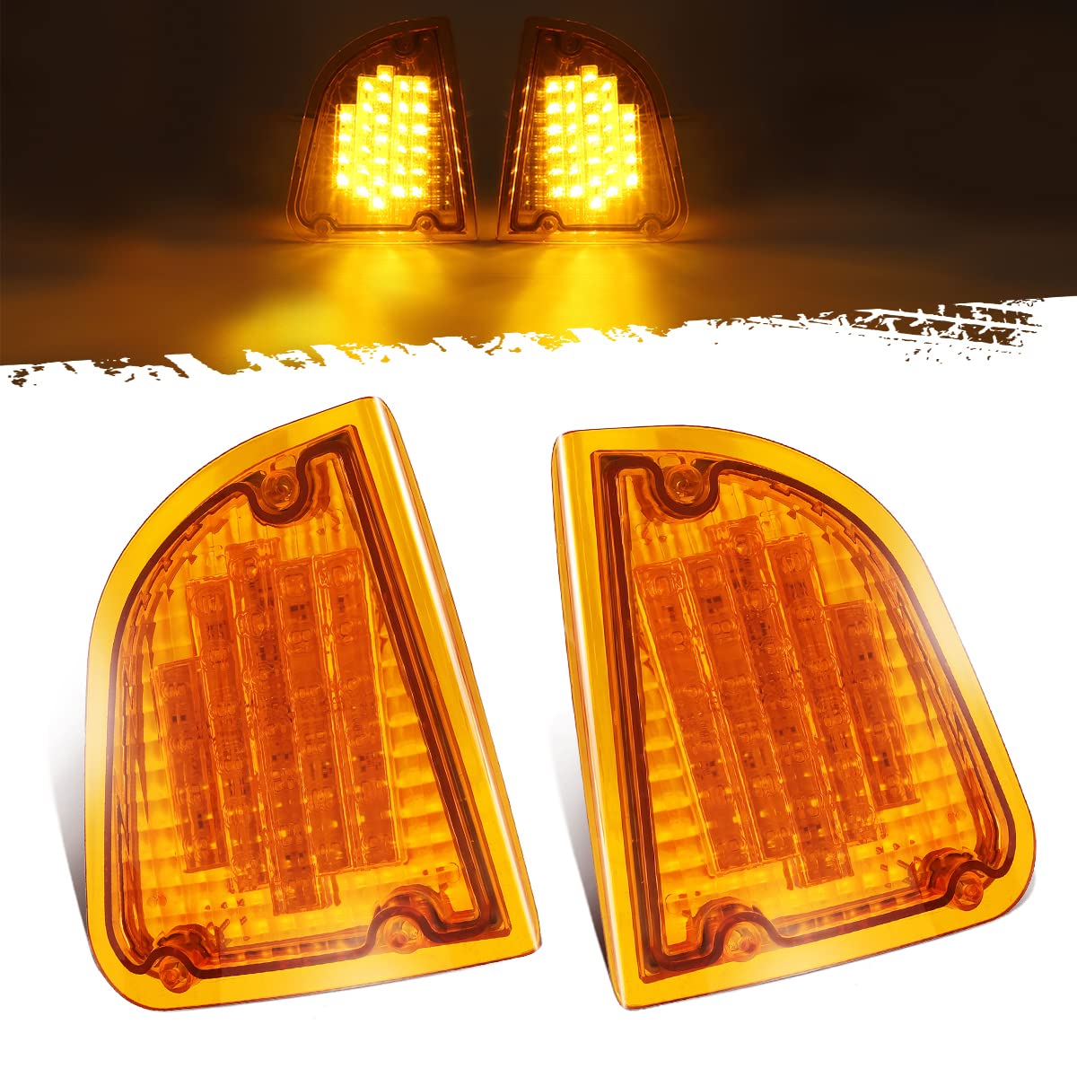 Mua Partsam 29 Amber LED Front P/T/C Light Assembly Replacement for ...