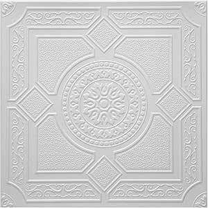Styro Pro Decorative Styrofoam Ceiling Tiles to Cover Popcorn, Pack of ...