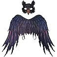 Amazon.com: Mzztino Owl Wings Mask Set Owl Cosplay Costume Props ...