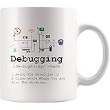 Amazon.com: Stages Of Debugging Computer Programmer Gift Funny Programming Mug Geek Nerd 11 oz ...