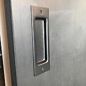 Amazon.com: SMARTSTANDARD 2 Pack Flush Pull 6 1/2" Matte Black Inset ...