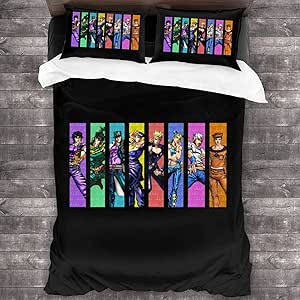 Amazon.com: Korlav JoJo's Bizarre Adventure Bedding,3D Bedding ...