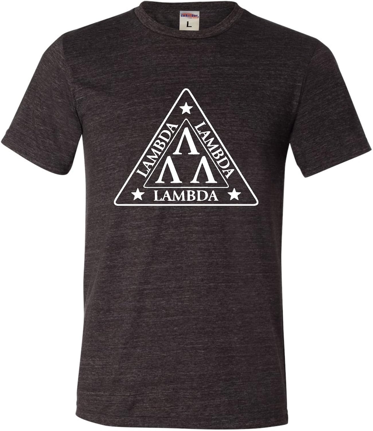 Amazon.com: Go All Out Adult Lambda Lambda Lambda Tri Lambda Funny Triblend T-Shirt: Clothing