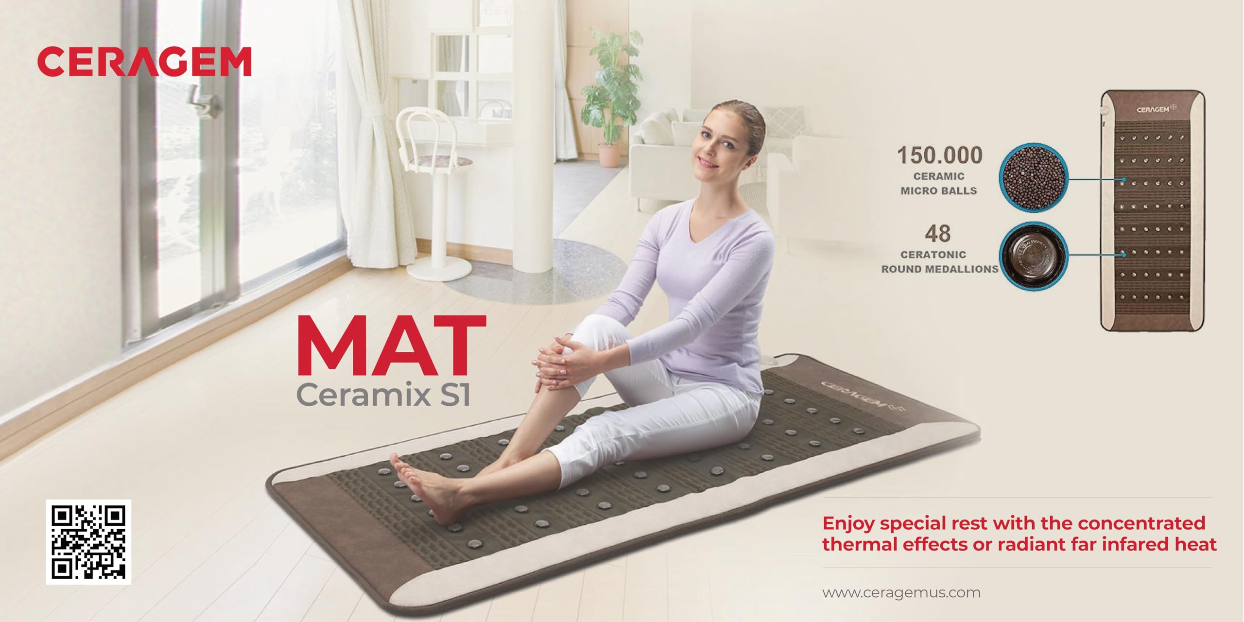 Mua Ceramix S1 Ceratonic Mat | Radiant Far Infrared Heat Therapy Mat ...