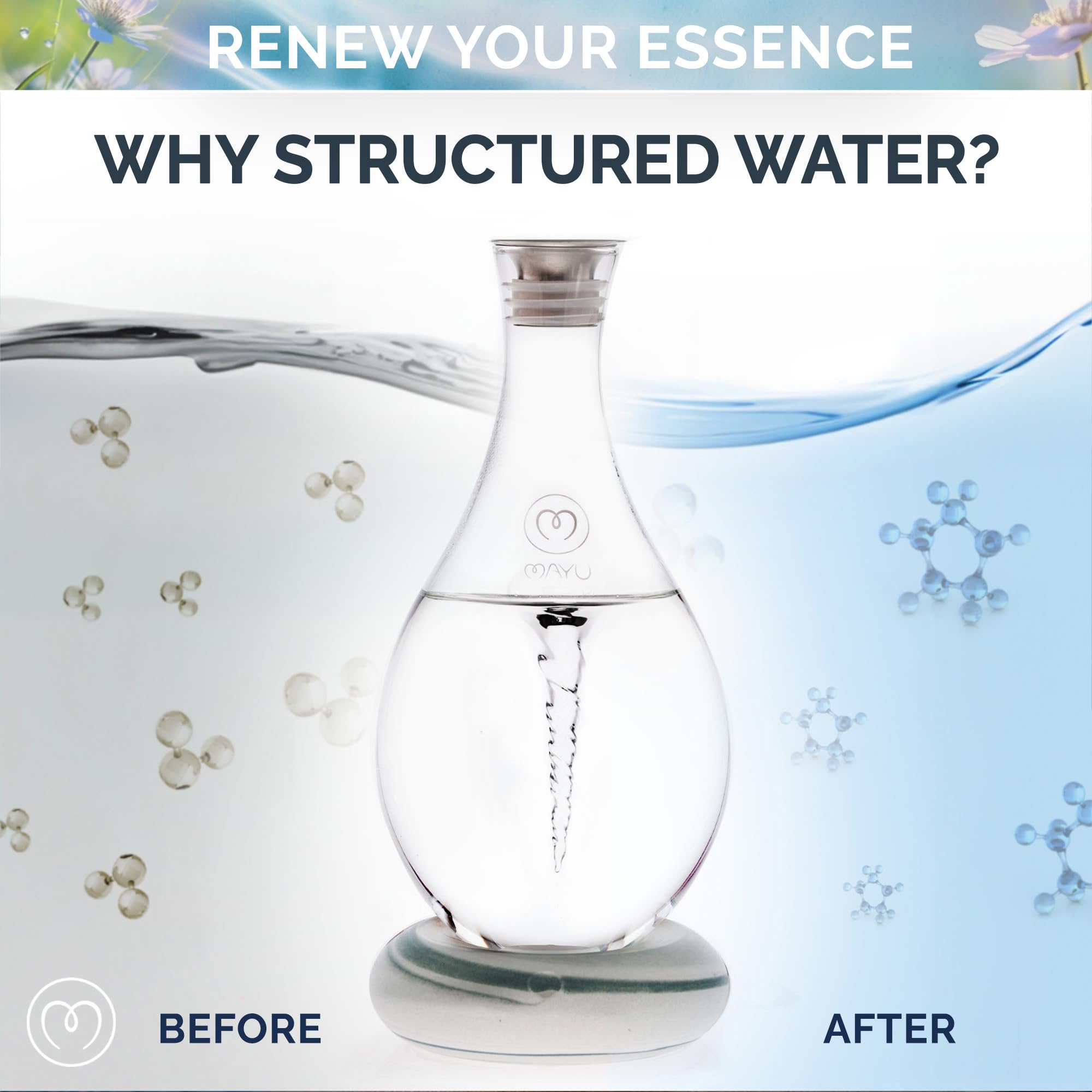 Mua Swirl Structured Water Pitcher - Innovative Vortex Technology ...