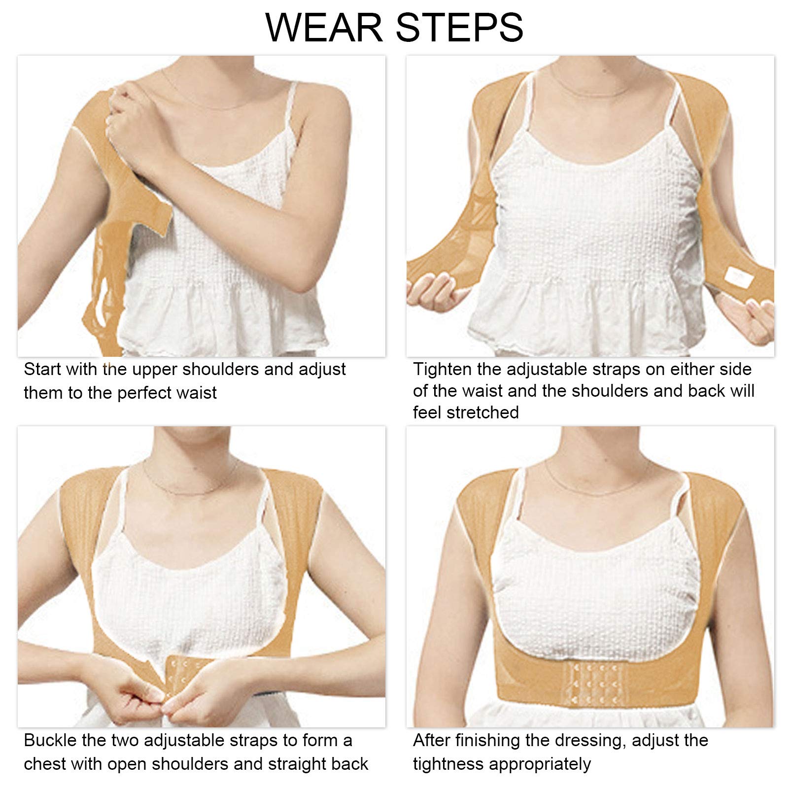 Mua Posture Corrector Chest Support Body Vest Shaper Back Support ...