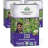 Amazon.com: Organic India Tulsi Sleep Herbal Tea - Stress Relieving & Relaxing, Immune Support ...
