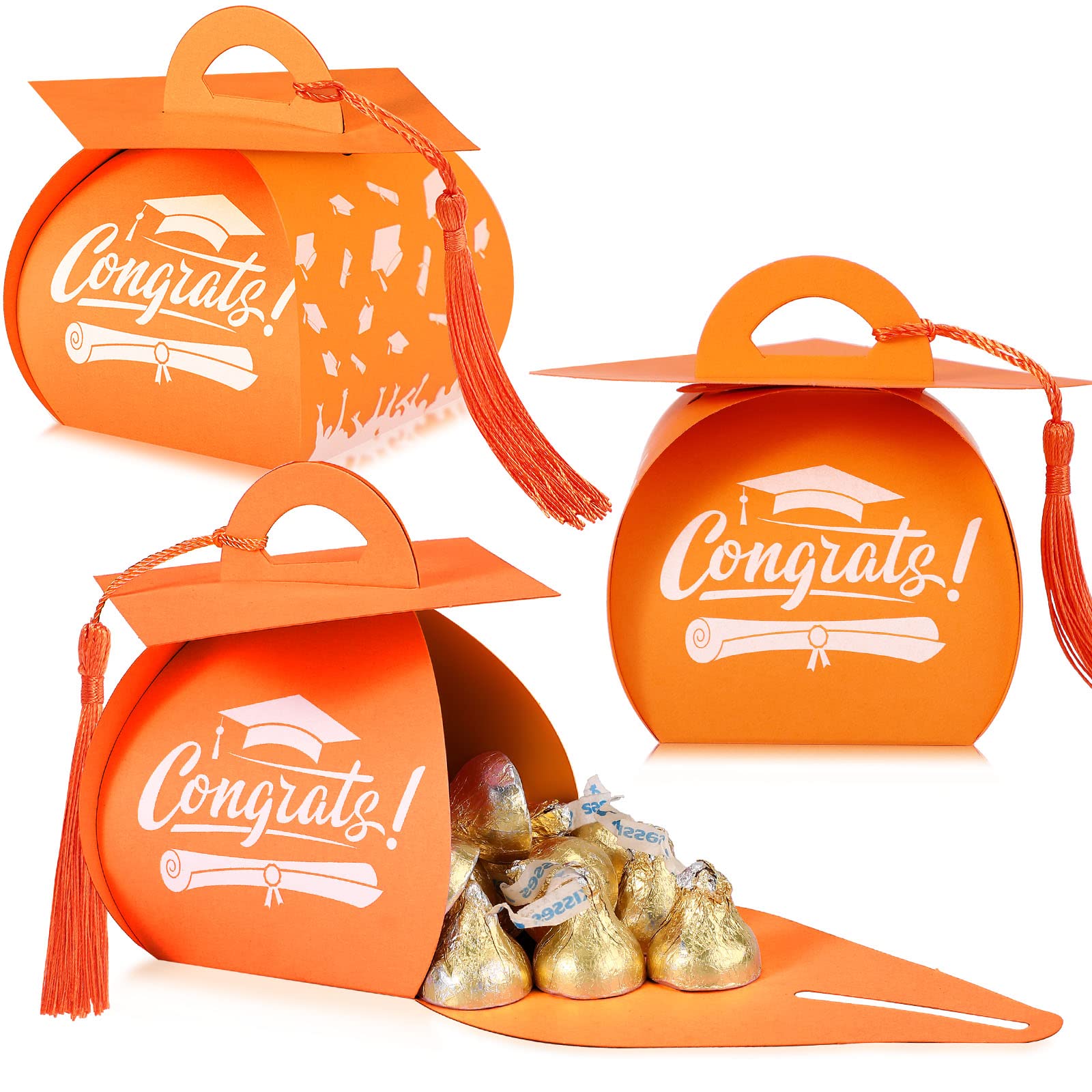 TaoBary 30 Pieces Graduation Cap Candy Box 2025 Graduation Prom Boxes ...
