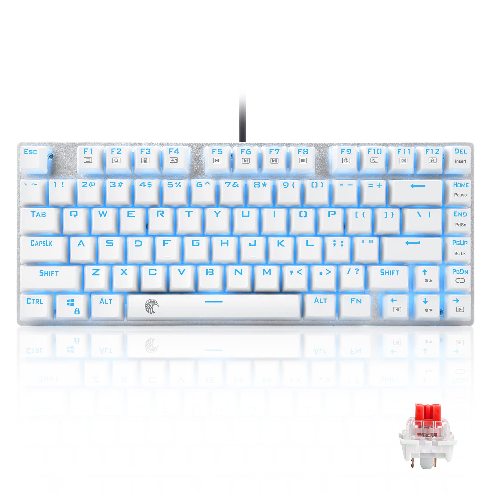 Mua eElement Gaming Keyboard 81 Keys Red Axis Mechanical Keyboard USB ...