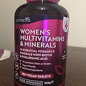 Women's Multivitamins and Minerals - 26 Essential Active Vitamins and ...