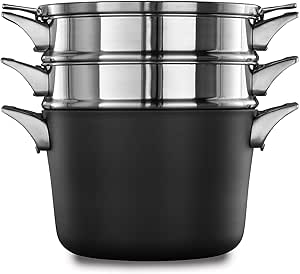 Amazon.com: Calphalon Premier Space Saving Nonstick 8qt Multi-Pot: Home ...