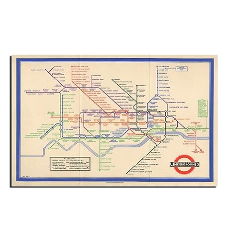 Mua Ry77art No. 106 - Henry C. Beck’s Map for The London Underground ...