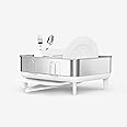 Amazon.com: simplehuman Compact Kitchen Dish Drying Rack with Swivel ...