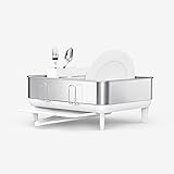 Amazon.com - simplehuman Compact Kitchen Dish Drying Rack With Swivel ...