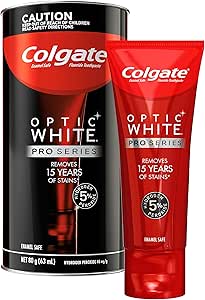 Colgate Optic White Pro Series Daily Teeth Whitening Toothpaste, 80g ...
