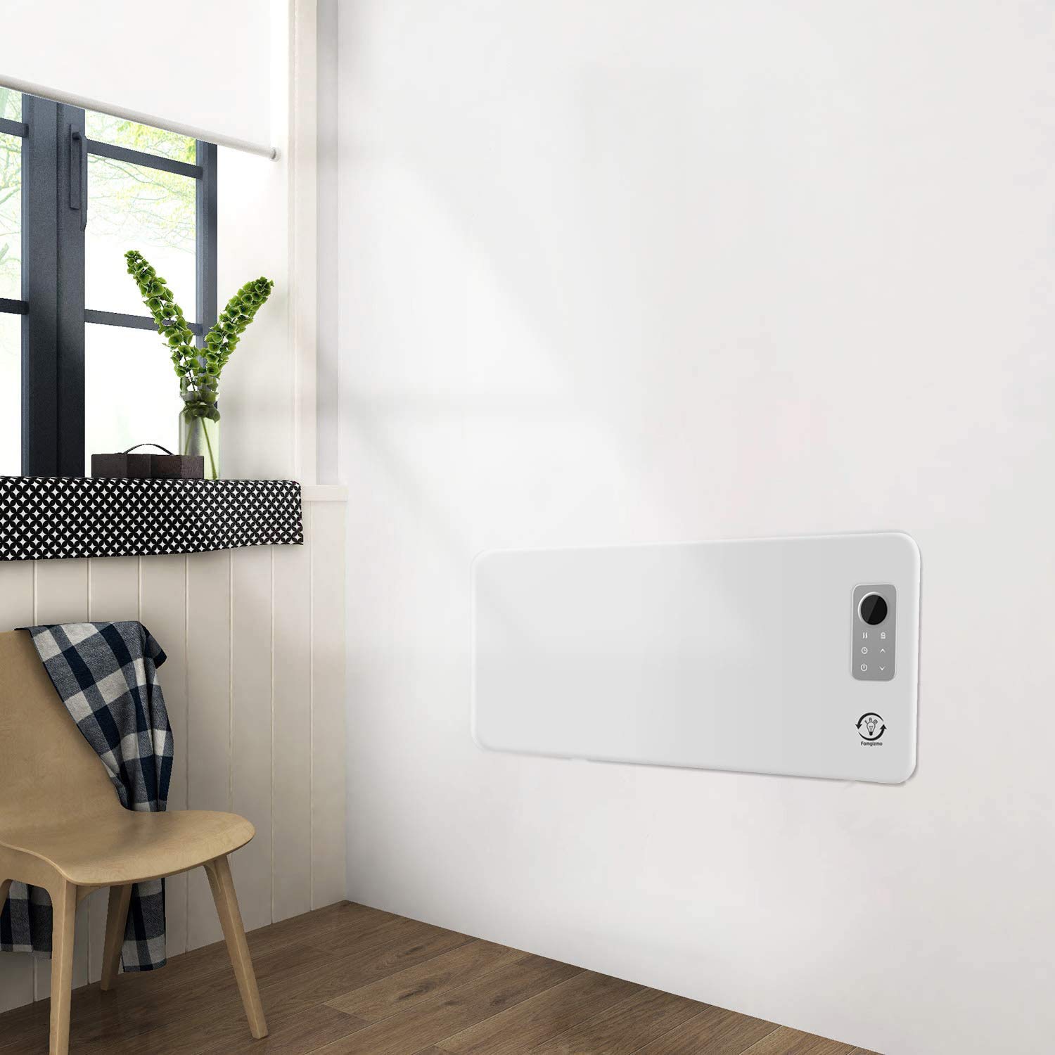 Buy 2500W Slim Electric Wall ed Convector Panel Heater Radiator,Floor ...