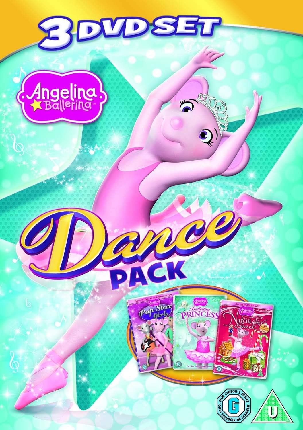 Angelina Ballerina: Dance Pack triple pack - The Nutcracker Sweet, Pop Star Girls, Ballerina ...