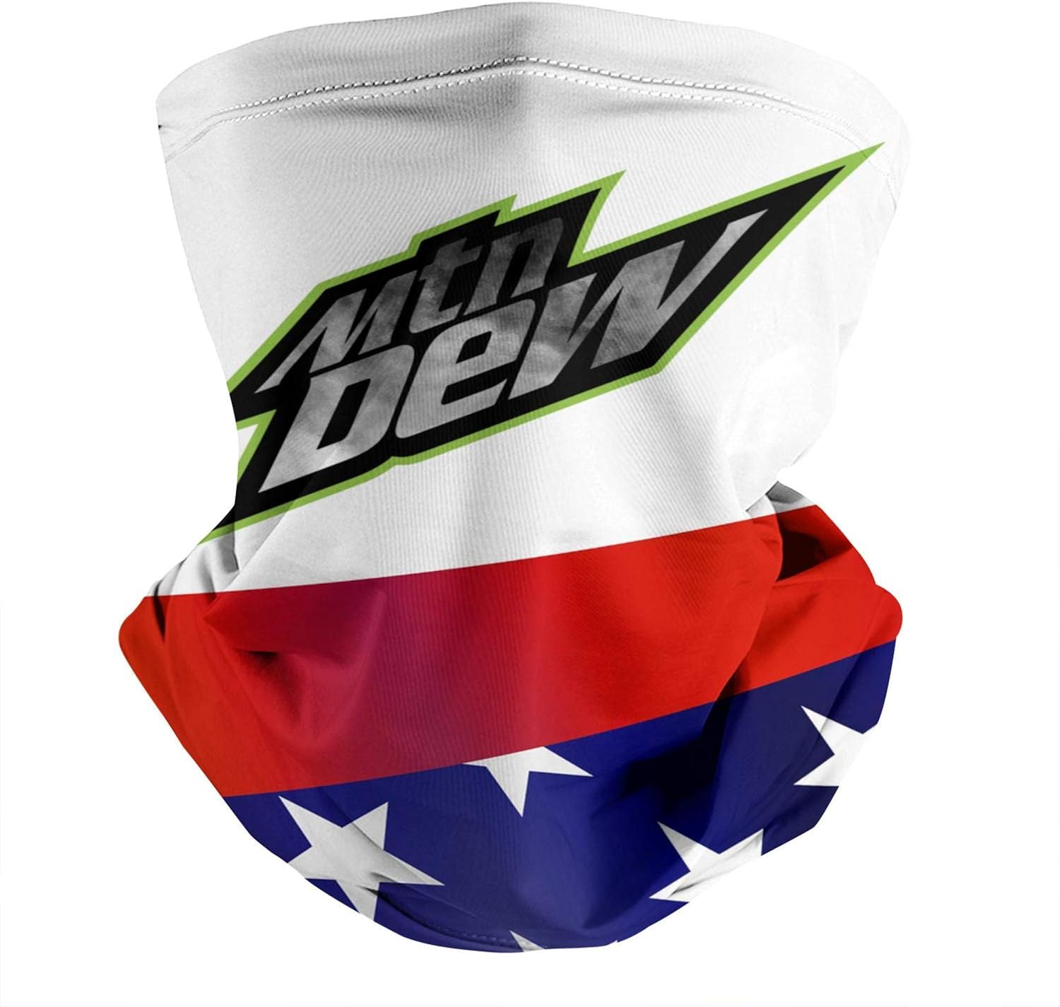 MTN-Mountain-Dew-Logo- Seamless Face Mask Bandana Balaclava Neck Warmer ...