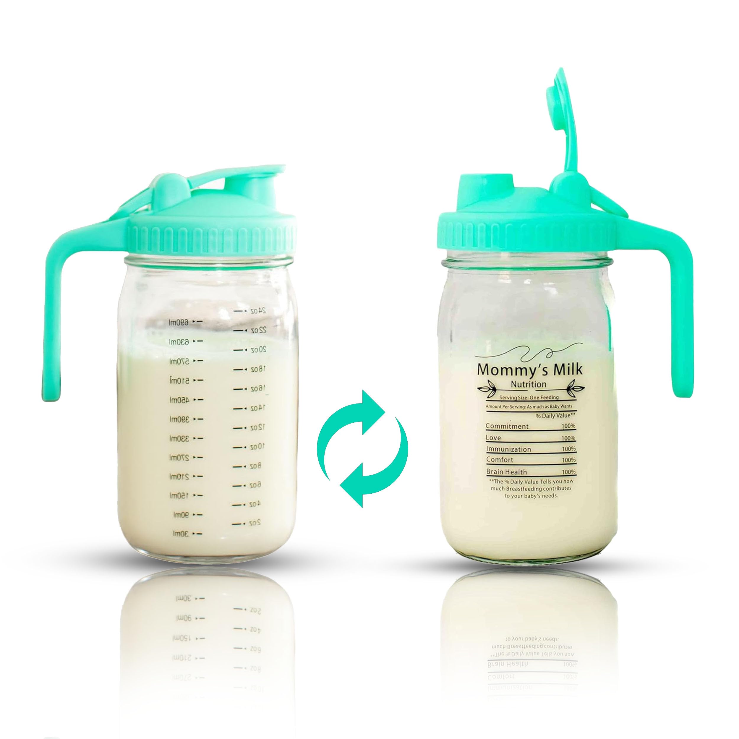 Mua Breast Milk Pitcher for Breastmilk - 32oz Glass Leakproof ...