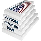 Amazon.com: Blue Upholstery Foam Sheet Cut to Any Size,High Density ...