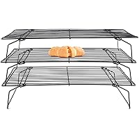 Amazon.com: Cooling Rack, Lainrrew 3 Tier Stackable Baking Rack ...