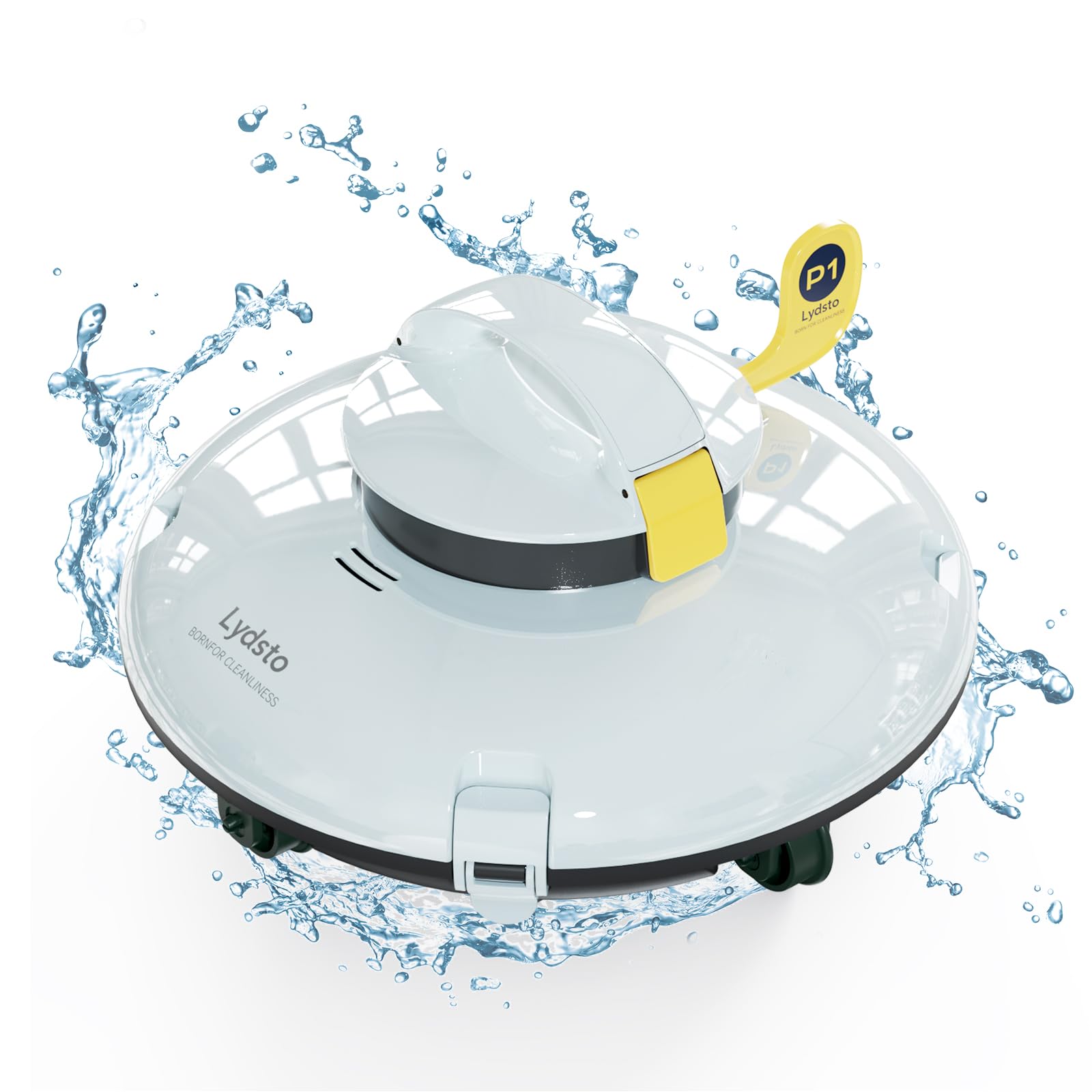 Cordless Robotic Pool Cleaner, 120 Mins Pool Vacuum for Above Ground ...