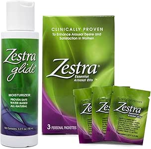 Zestra Value Bundle Includes: Zestra Glide Sensual Lubricant and ZESTRA ...